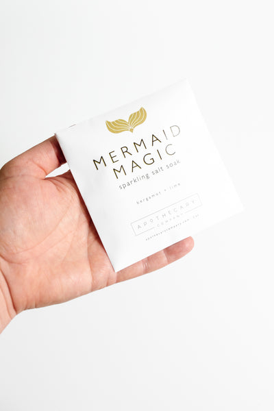 Mermaid Magic Sparkling Salt Soak | Apothecary Co.